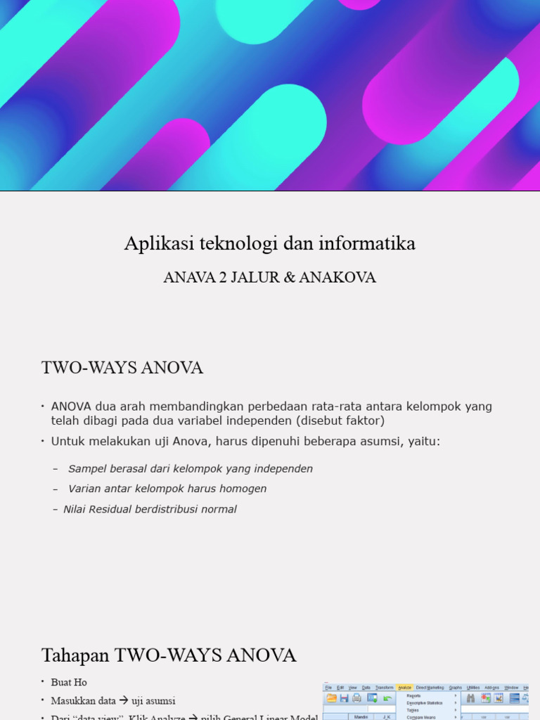 Anava 2jalur | PDF