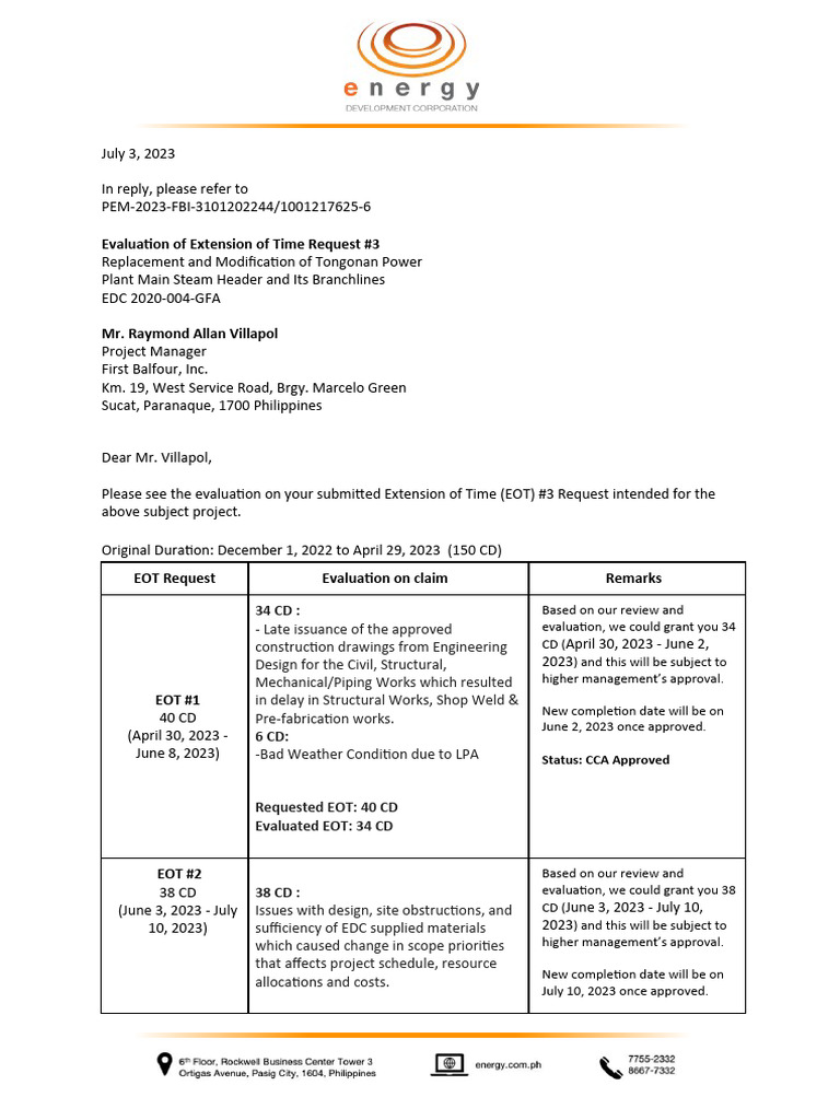 PEM-2023-FBI-3101202244 - 1001217625-6 - Evaluation of EOT#2 | PDF | Law | Technology & Engineering