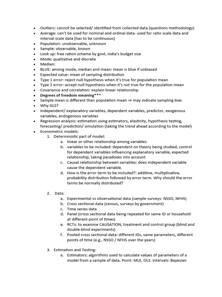 Ecotrix | PDF | Dependent And Independent Variables | Errors And Residuals