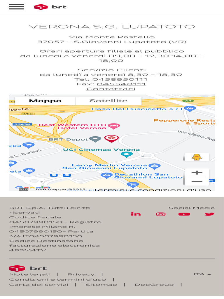 Verona S.G. Lupatoto - BRT | PDF