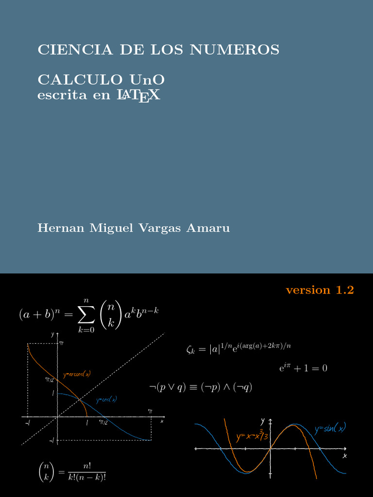 CALCULO UnO v012 - 2023 | PDF | Función (Matemáticas) | Representación ...