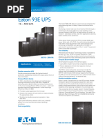 Eaton 93t Ups Datasheet | PDF | Alternating Current | Electricity