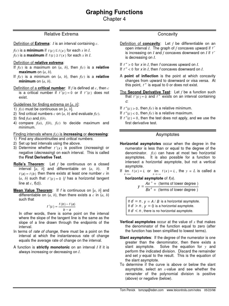 Ch04 Graphing | PDF | Mathematical Concepts | Applied Mathematics