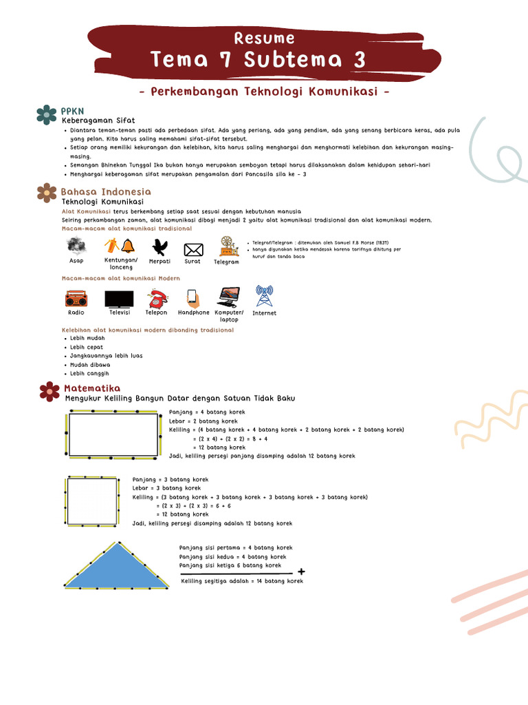 Resume Tema 7 ST 3 - 240328 - 072726 | PDF | Kajian Bahasa Asing