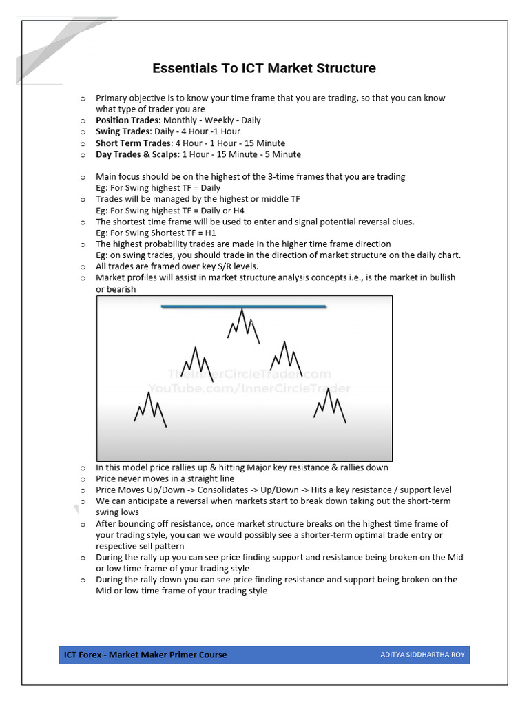Essentials To ICT Market Structure1 | PDF | Market Trend | Financial ...