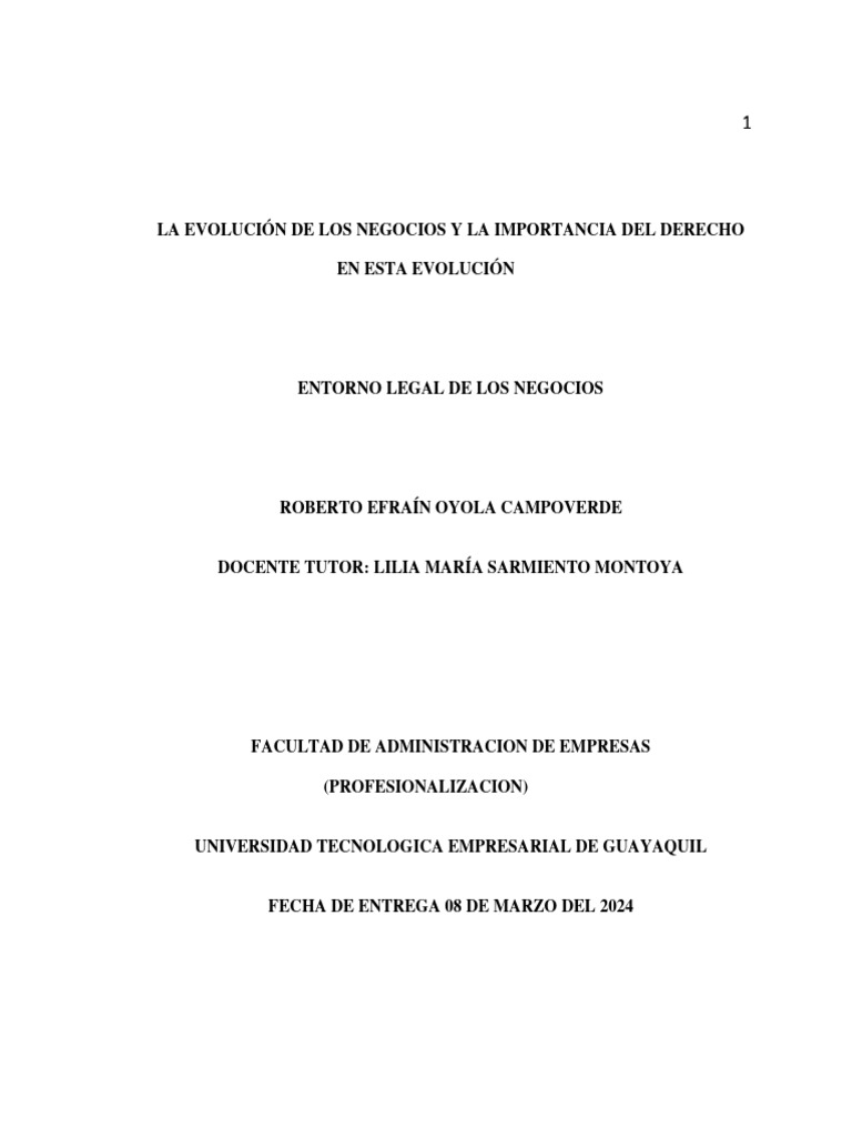 Roberto Efrain Oyola Campoverde - Entorneg - Taller 1 | PDF