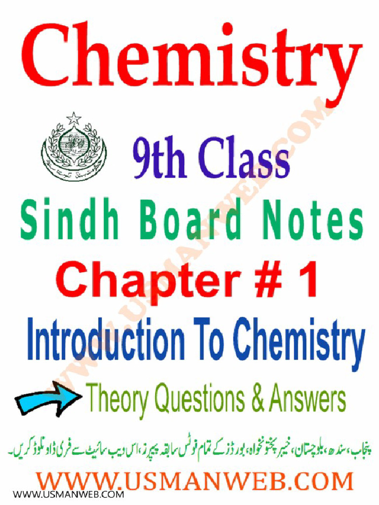 9th Chemistry Unit 1 QA | PDF