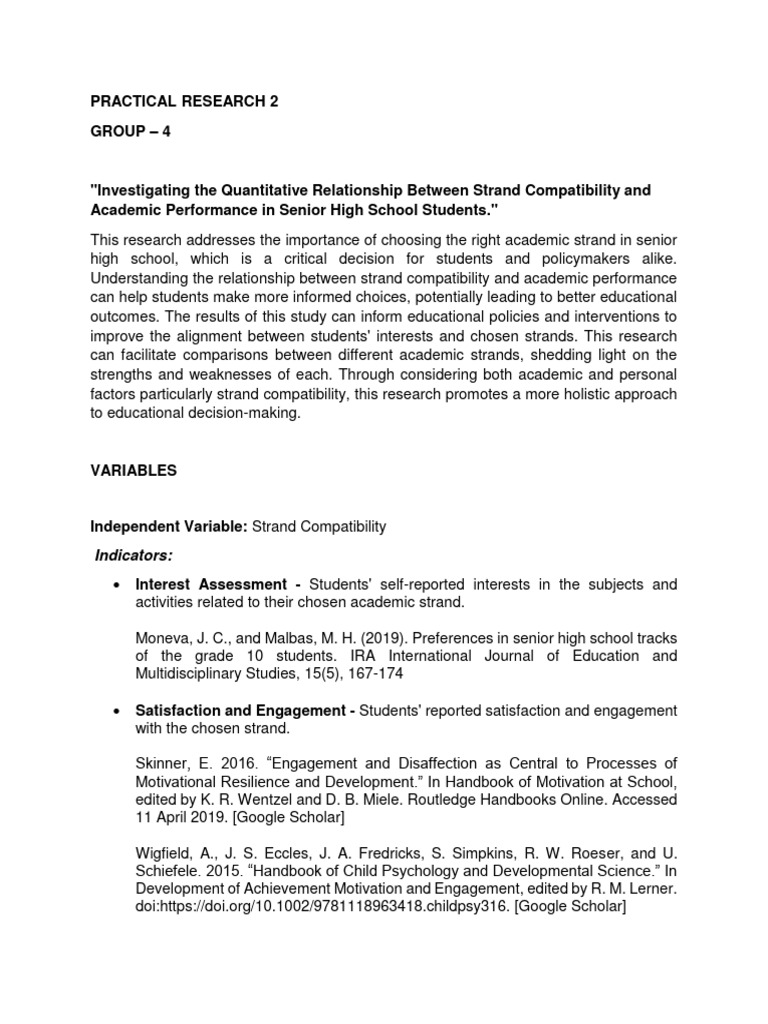 Practical Research 2 GROUP 4 | Download Free PDF | Motivational ... Practical Research 2 GROUP 4 | Download Free PDF | Motivational ...