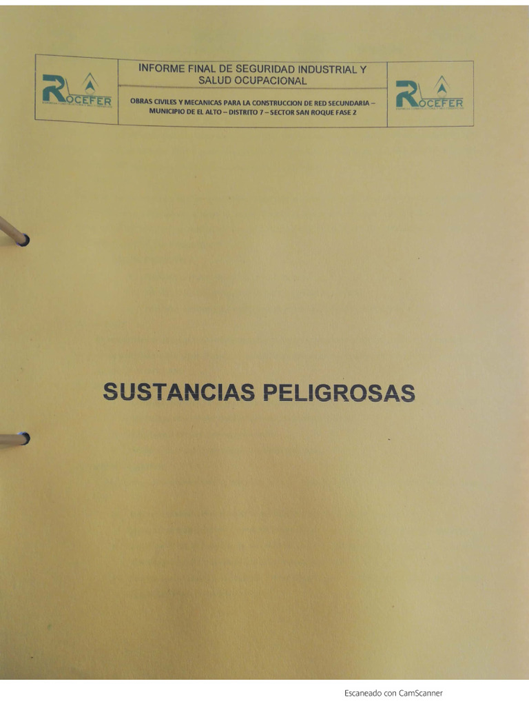 22.sustancias Peligrosas | PDF