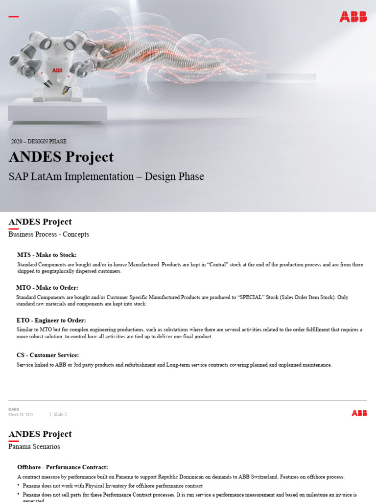 ABB ANDES - MoM - Review Template Document_Panama | PDF | Pro Forma | Invoice