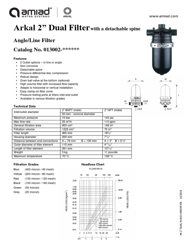 Industrial Filter Specifications | PDF | Product Liability