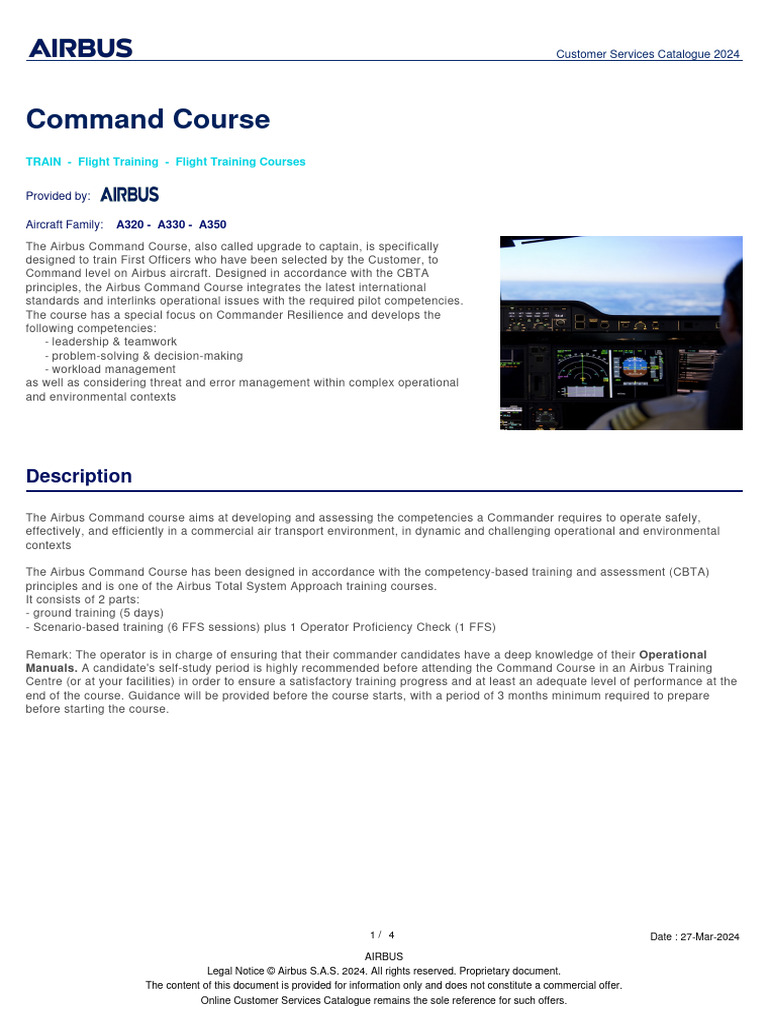 Command Course - 27032024 | PDF