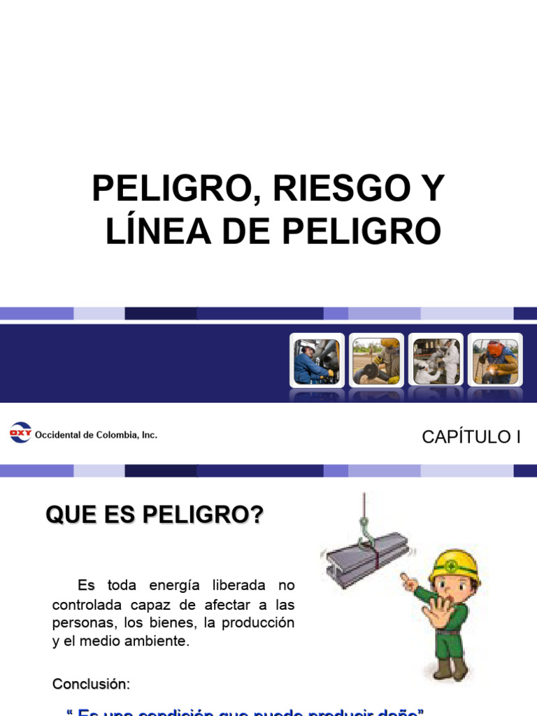 Hes-07.1 Concepto de Peligro y Riesgo - Hes-10 Linea de Peligro | PDF ...