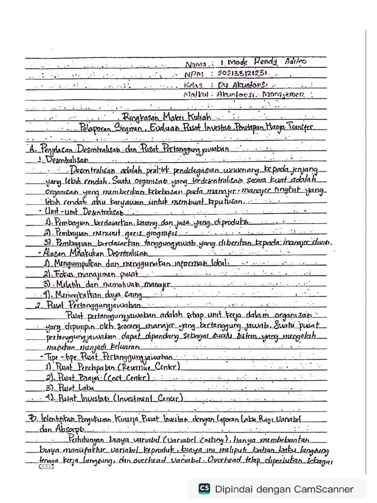 I Made Rendy Adileo - RMK Aku | PDF