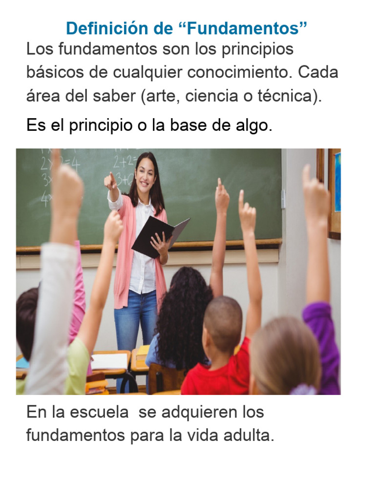 Definición de Fundamentos | PDF