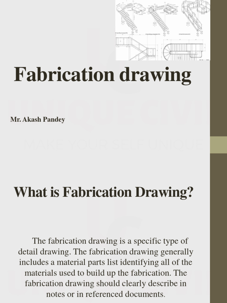Fabrication Drawing | PDF | Welding | Construction
