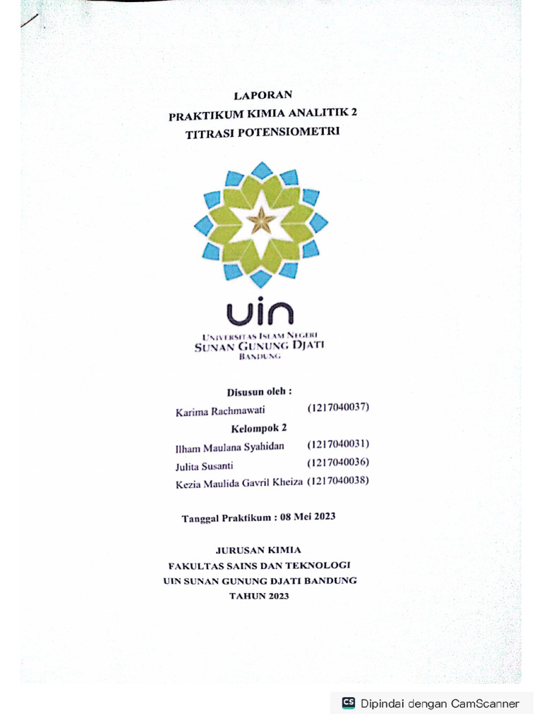 Laprak Analitik Karimar | PDF