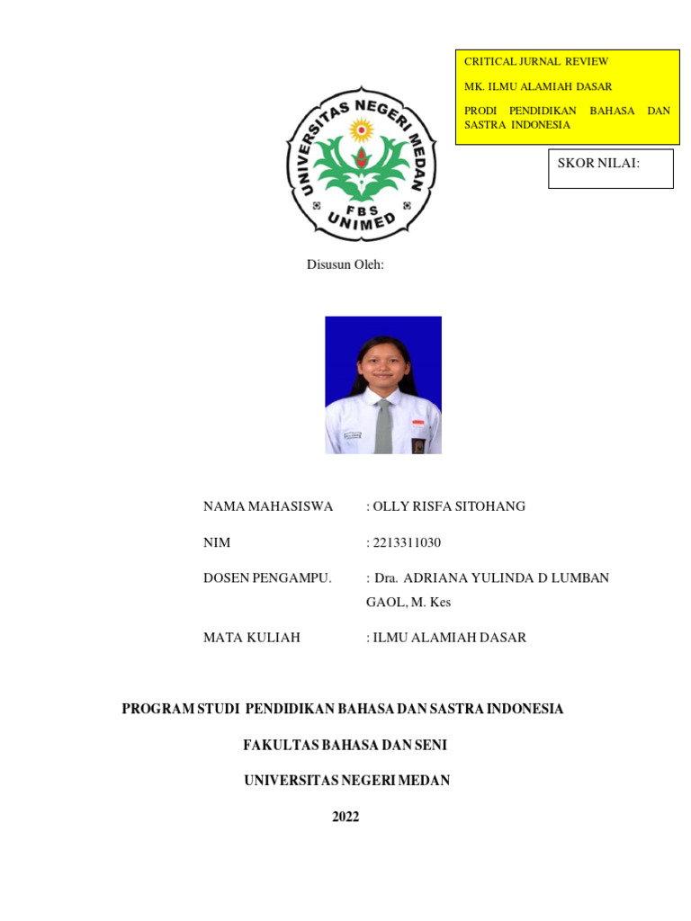 CBR IAD Olly Risfa Sitohang | PDF | Sains & Matematika