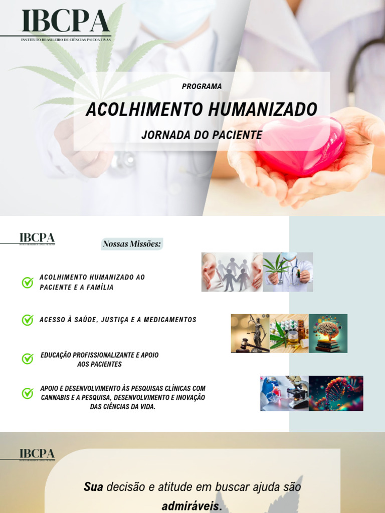 Jornada Do Paciente - Ibcpa - Acolhimento | PDF | Science | Cannabis ...