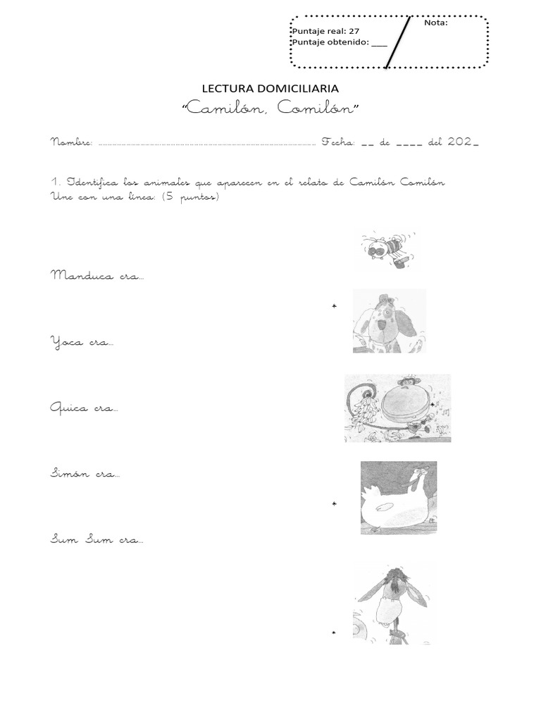 Libro CAMILÓN COMILÓN | PDF