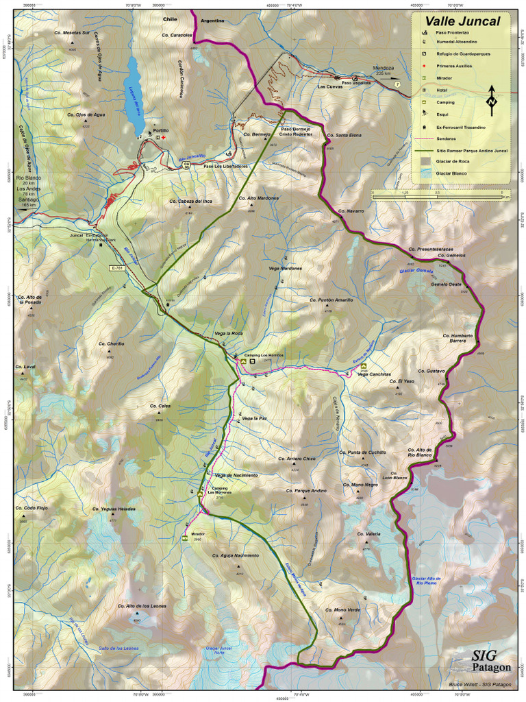 Mapa Parque Andino Juncal | PDF