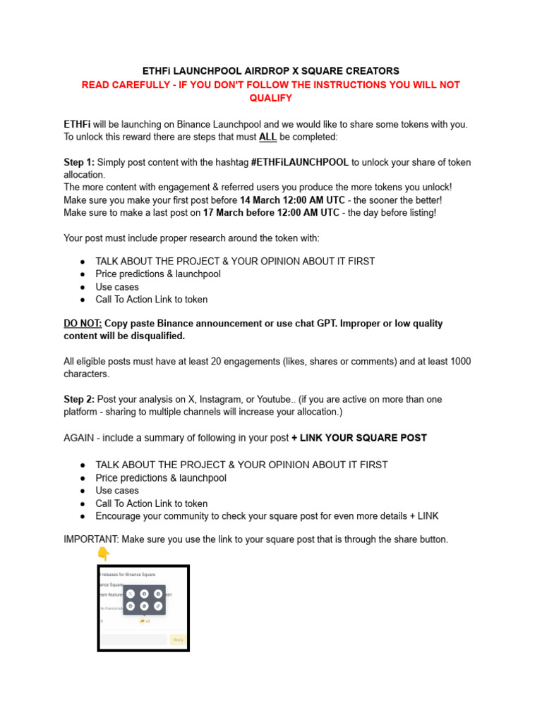 (Square) ETHFi X Launchpool | PDF | World Wide Web | Internet & Web