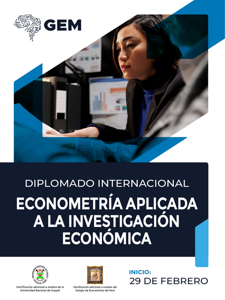 Diplomado en Econometría Aplicada | PDF | Econometría | Regresión logística
