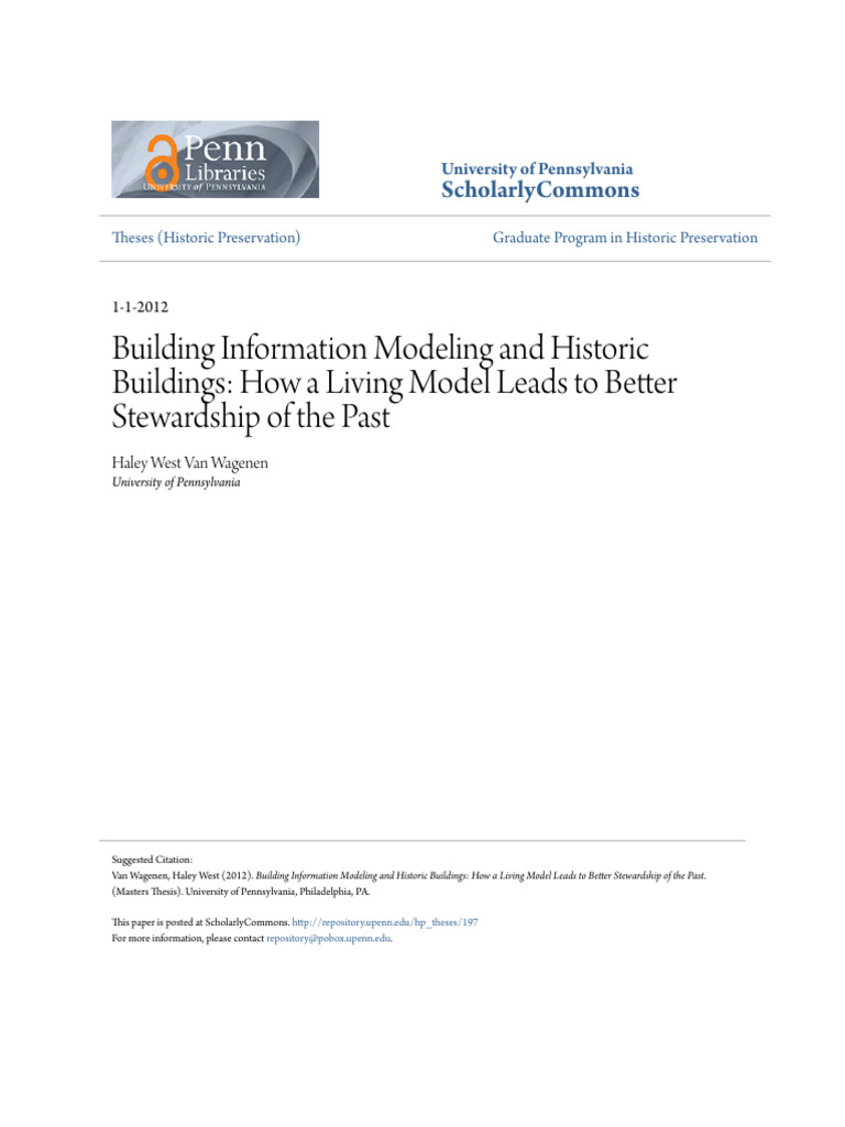 BIM and Historic Buildings | PDF | Building Information Modeling ...