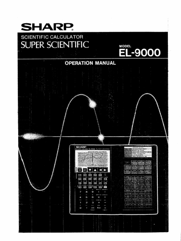 Sharp El-9000 en | PDF