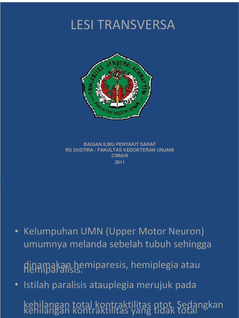PDF Lesi Transversa Compress | PDF | Pengembangan Diri | Sains & Matematika
