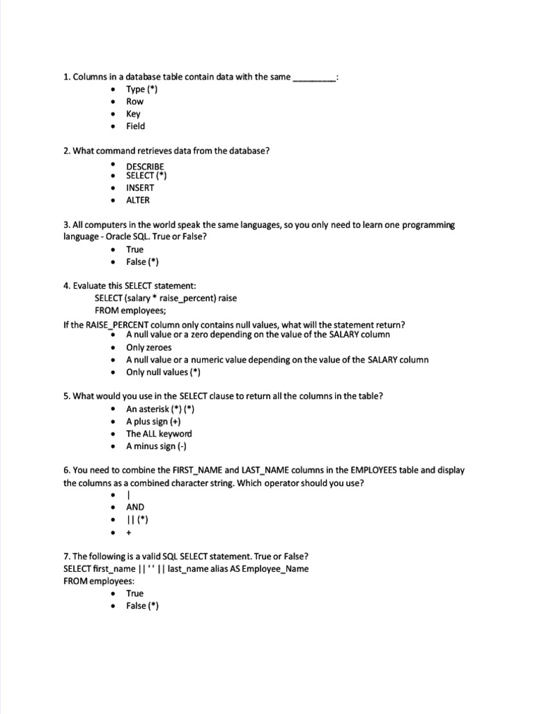 Pdf Database Programming With Sql Midterm 2019 Compress Pdf Databases Data Management 