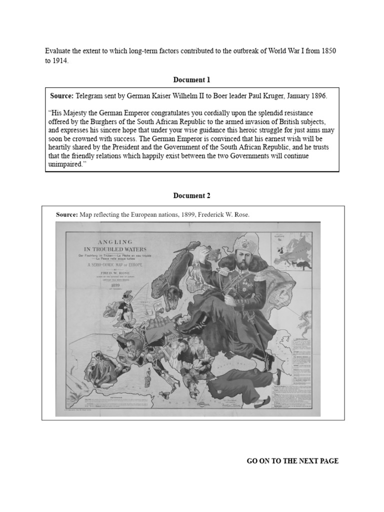Unit 7 DBQ AP World History | PDF | World War I | Austria Hungary