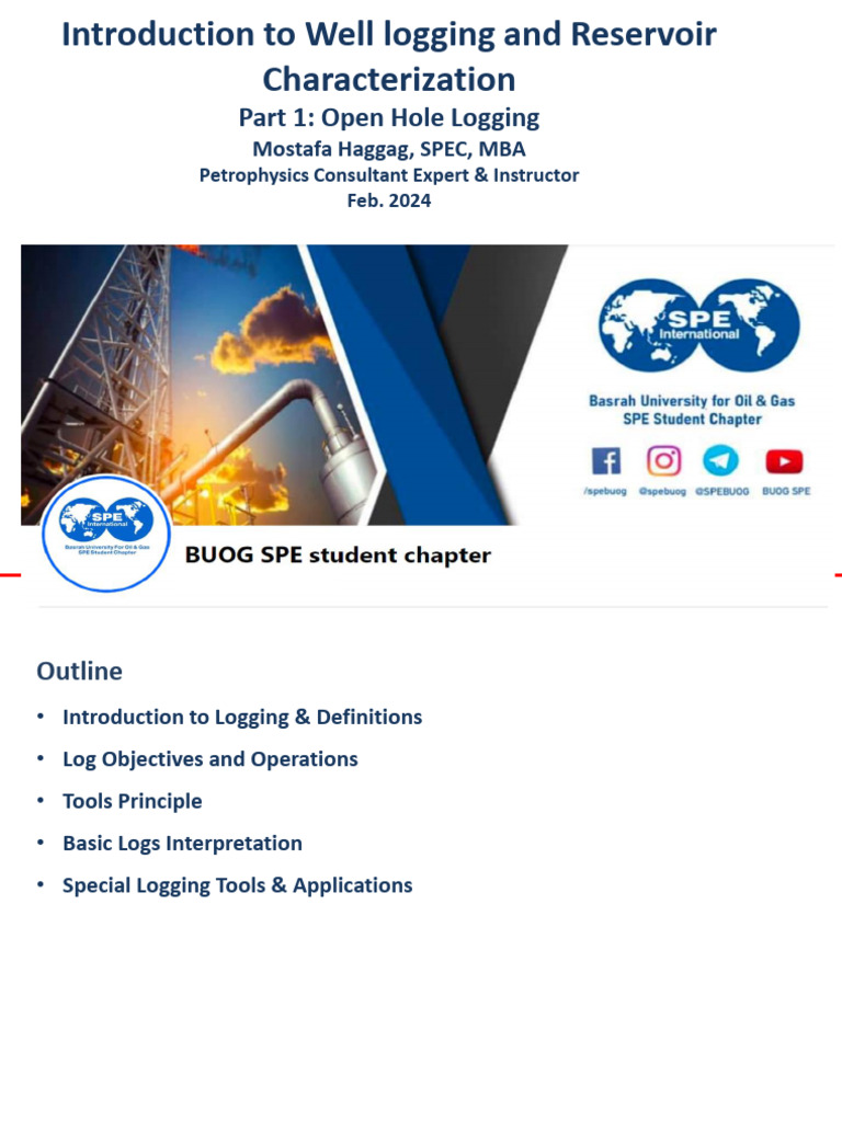 Open Hole Logging | Download Free PDF | Petroleum Reservoir | Porosity