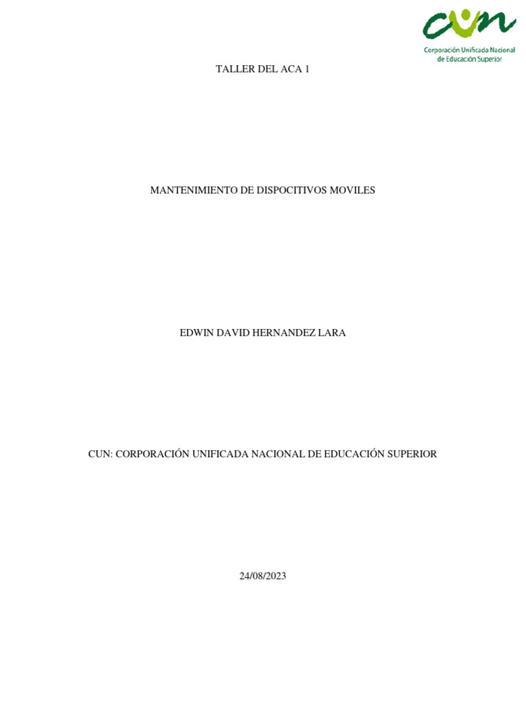 TALLER DEL ACA 2 circuitos | PDF