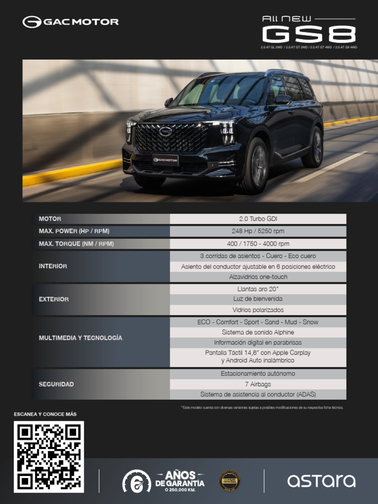 Ficha GS8 FT-6 2024 | PDF