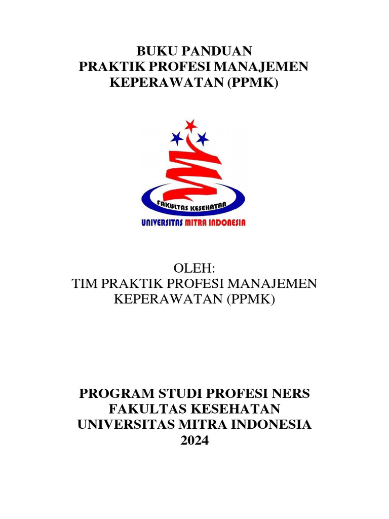 BUKU PANDUAN PPMK Maret 2024 3 | PDF