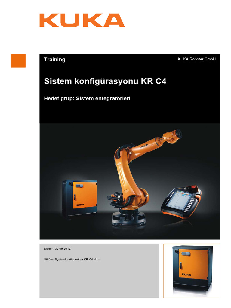 Workbook - Systemkonfiguration KR C4 - V1 - TR | PDF