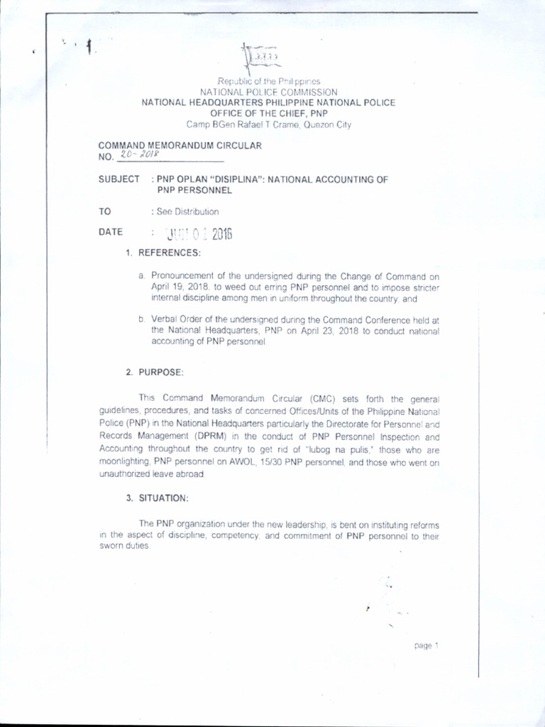 CMC No. 20 2018 DTD Jun 1 2018 | PDF