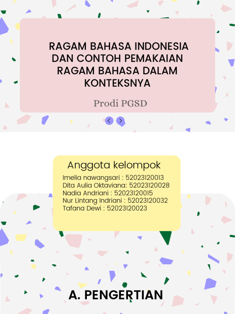 Ragam Bahasa Indonesia Dan Contoh Pemakaian Ragam Bahasa Dalam ...