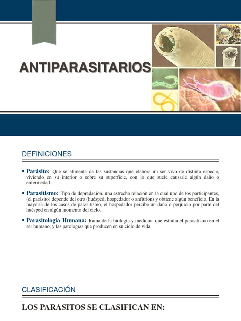 Antiparasitarios Actualizado 2022 | PDF | Parasitismo | Biología
