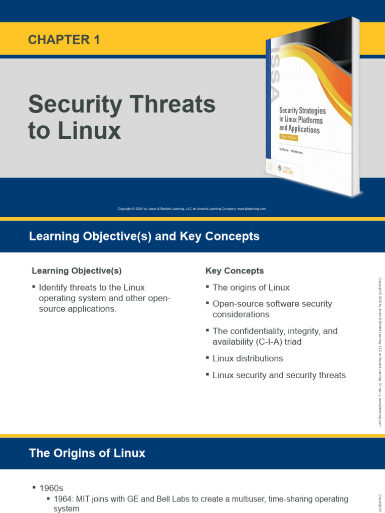 linuxsec3e_ppt_ch01 | PDF | Firewall (Computing) | Linux