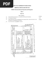 CSEC EDPM Paper 1 Instructions 2025 | PDF | Cakes | Fax