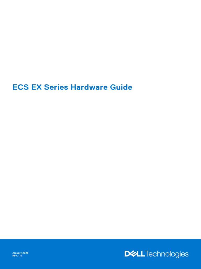 ECS 3 7 Hardware Guide Rev1.0 | PDF | Network Topology | Server (Computing)