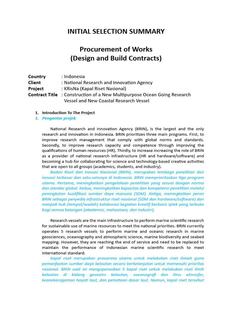 Initial Selection Summary | PDF | Oceanography | Natural Sciences