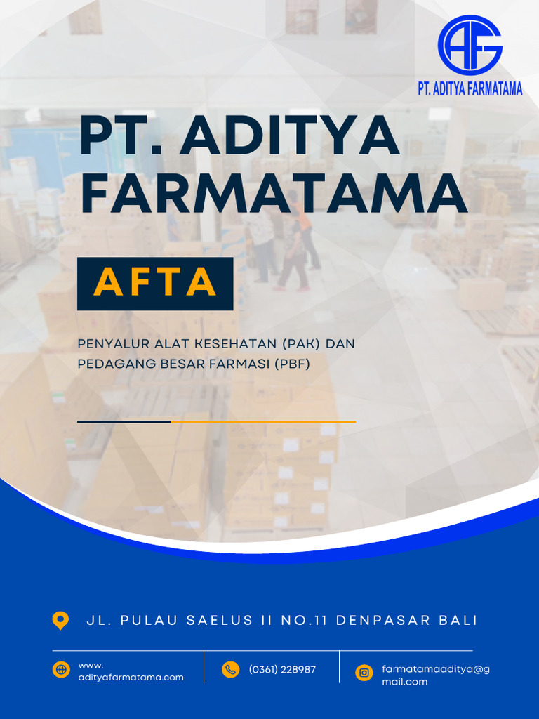 COMPANY PROFILE PT ADITYA FARMATAMA New | PDF | Health Care | Social Programs