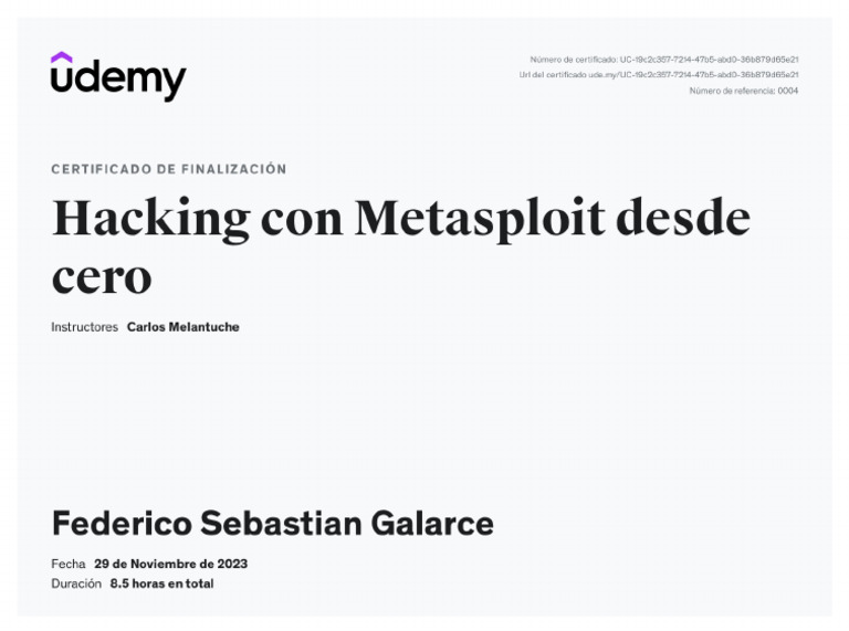 Hacking Con Metasploit | PDF