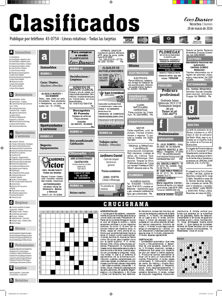Clasificados 28 | PDF