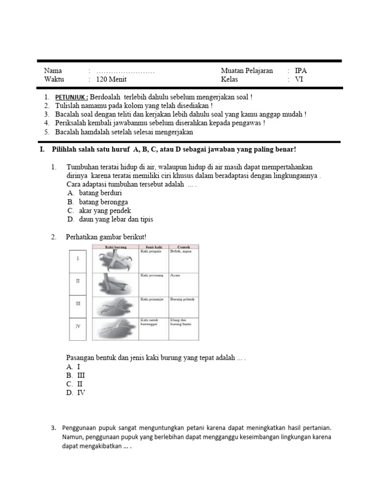 Soal Ipa@ppdb 2024 | PDF | Sains & Matematika
