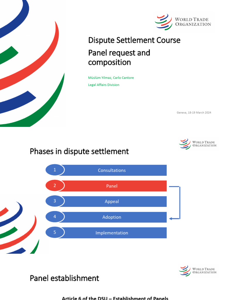 3 - Panel Request and Composition (New) | PDF | Public Law | Government