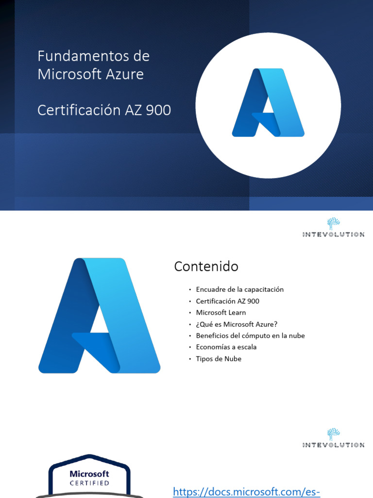 Sesión 01- Fundamentos de Microsoft Azure | PDF | Computación en la nube | Tecnologías de la ...